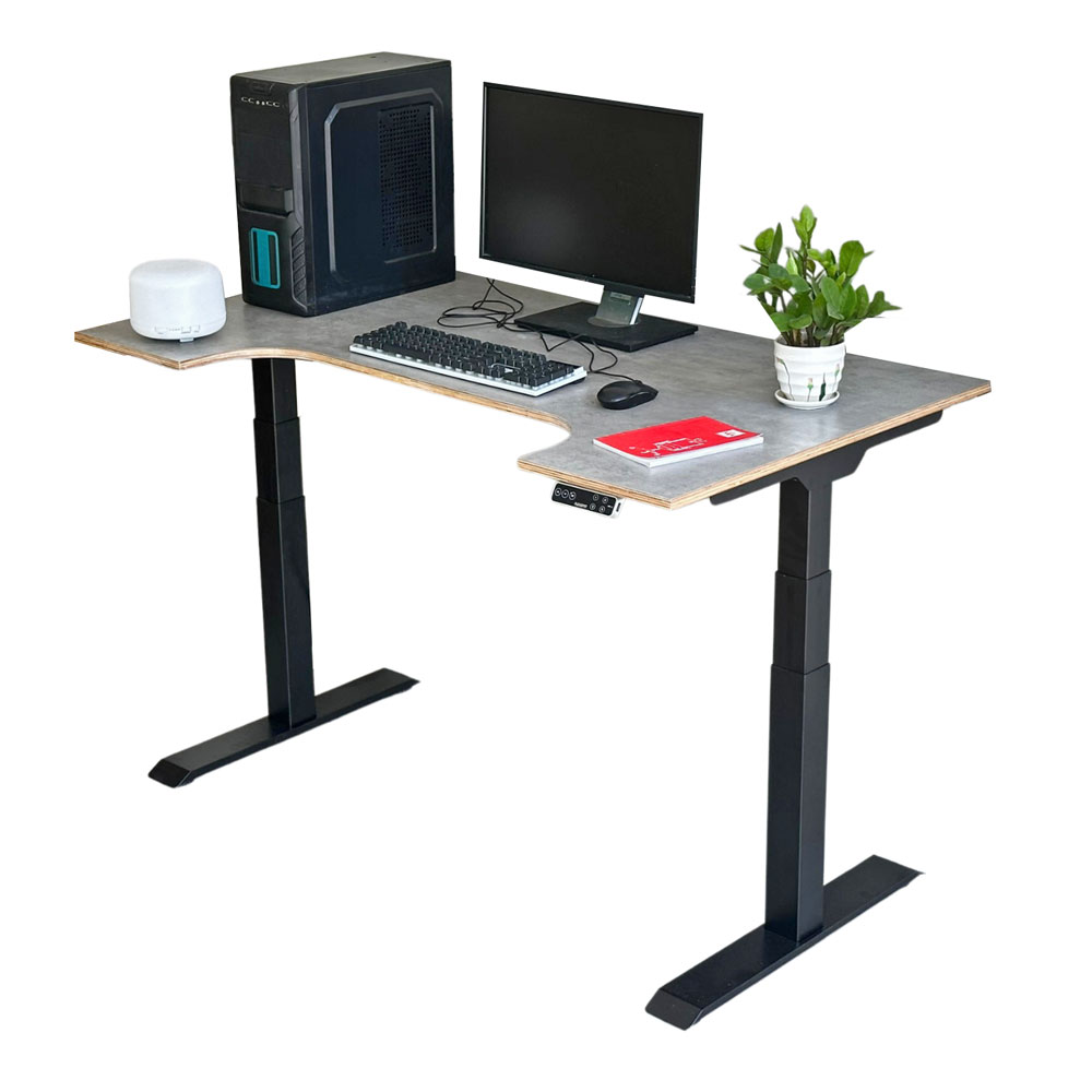 Bàn GamingDesk nâng hạ 140x80cm gỗ Plywood HD063